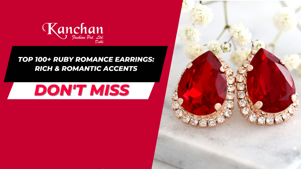 Top 100+ Ruby Romance Earrings: Rich & Romantic Accents