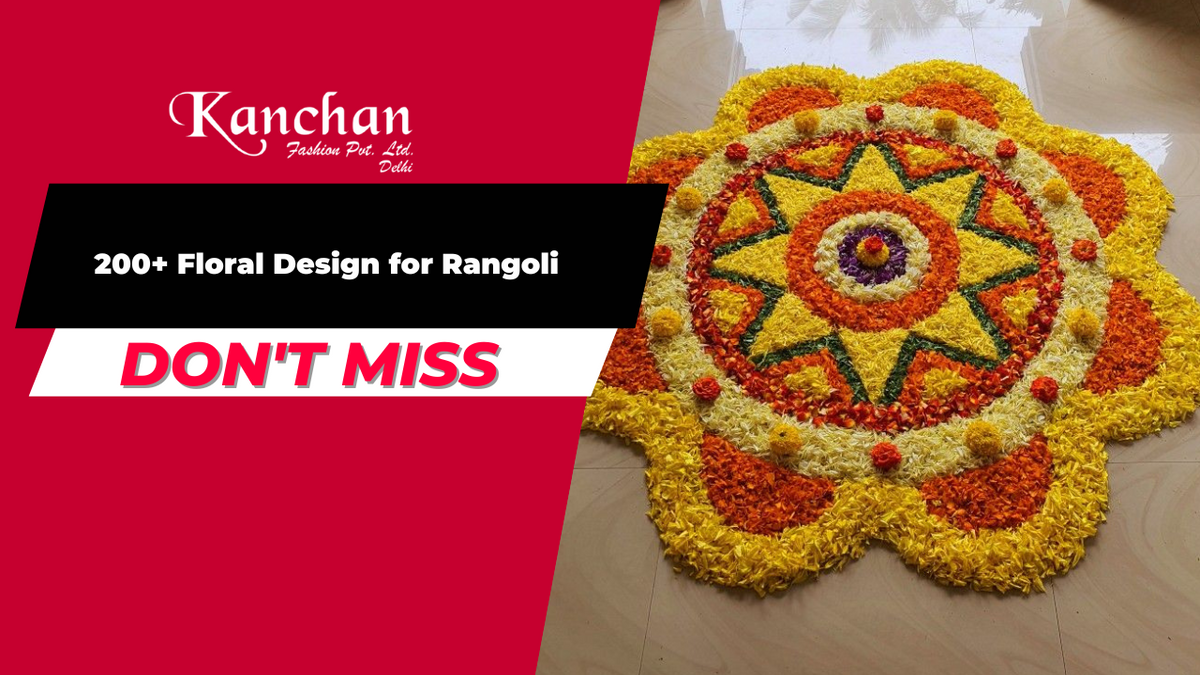 200+ Floral Design for Rangoli