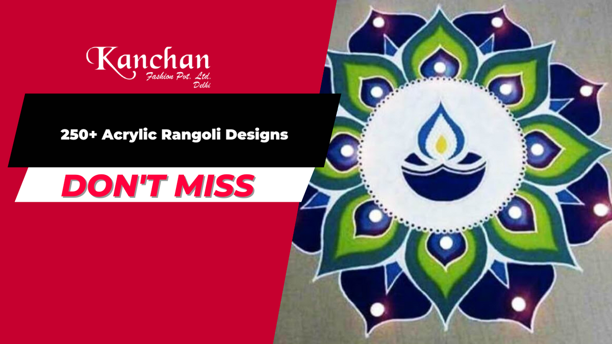 250+ Acrylic Rangoli Designs